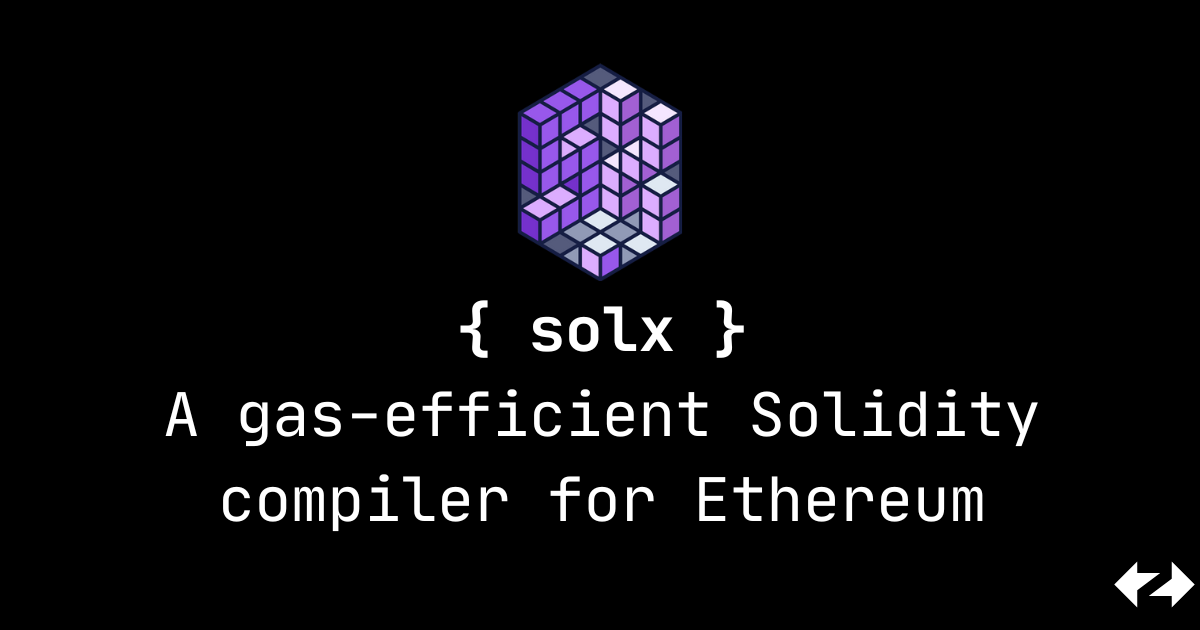 solx - A gas-efficient Solidity compiler for Ethereum